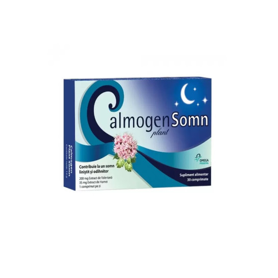 Calmogen Plant Somn x 30 comprimate - Formula naturala pe baza de ...